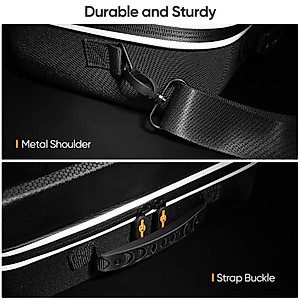 sarlar Travel Protective Case Compatible with Oculus Meta Quest 2/Quest 3/Vision Pro, Accessories Carrying Bag for Original and Elite Strap VR Headset & Touch Controllers, Includes Lens Protect Cover