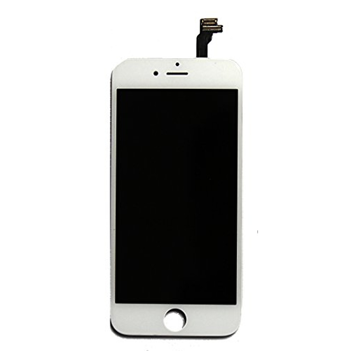 for iPhone 6 Plus 5.5 Inch LCD Digitizer Display Touch Screen Replacement Full Complete Front Glass Frame Assembly with Repair Tools Kit Model: A1522 A1524 A1593 in White