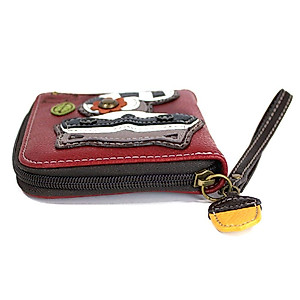 Chala Handbags Raccoon Zip-Around Wristlet Wallet