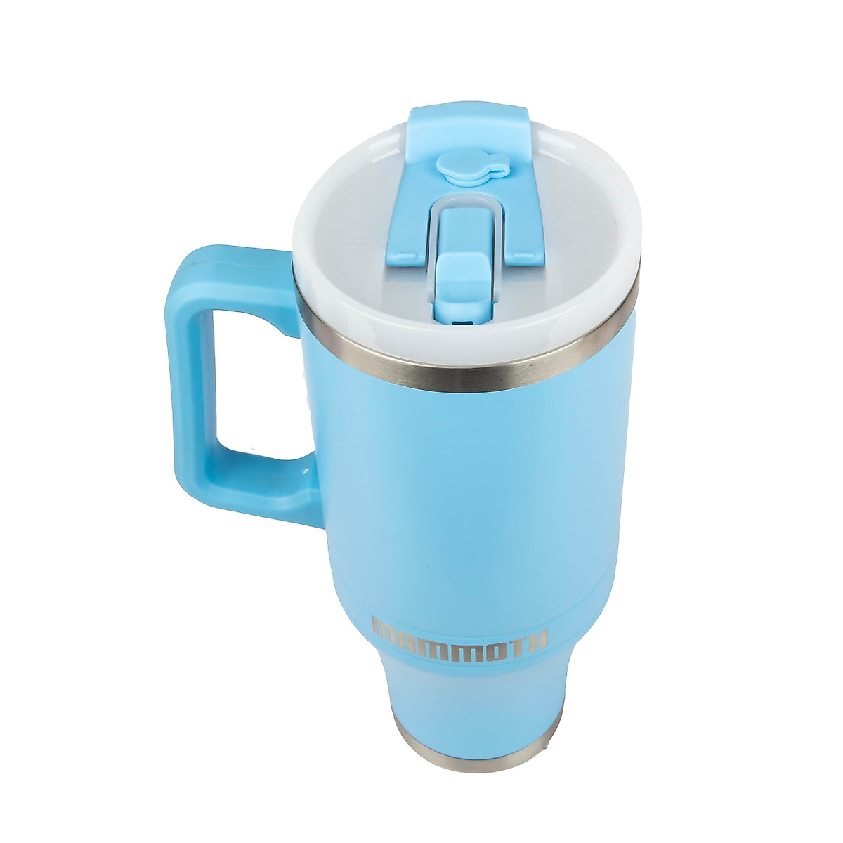 Mammoth Ascent Light Blue Glow in the Dark 40 oz Tumbler with Handle