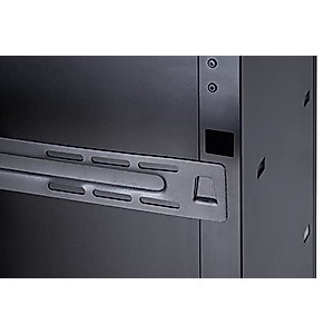 TRINITY 24 Inch Garage Storage Cabinet, 22 Gauge Steel, Wall-Mount, Adjustable Shelf and Reversible Door for Tools, Cleaning Supplies, and More, Black