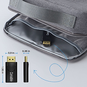 DisplayPort to HDMI Adapter 3 Pack, 4K Uni-Directional Gold Plated DP PC to HDMI Monitor, Male to Female Converter, Compatible with DisplayPort Source Devices