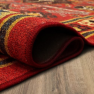 Mohawk Home Makara Red Southwestern (2' X 3') Scatter Rug