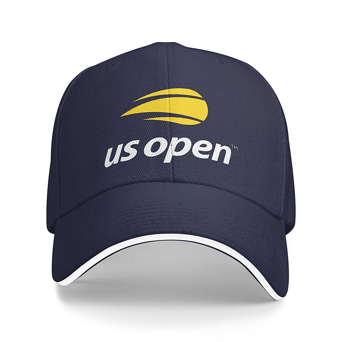 Us Open Tennis 2023 Sandwich Cap Unisex Classic Baseball Capunisex Adjustable Casquette Dad Hat Navy Blue