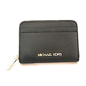 Michael Kors Jet Wallet Set Black Leather 12 x 8 x 2.5 cm