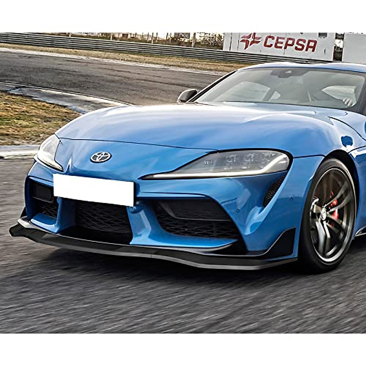 DriftX Performance, 3PCS Front Bumper Lip Kit fit for Compatible with 2019-2023 Toyota Supra A90, STP-Style Splitter Trim Protection Spoiler, Air-Dam-Chin-Diffuser (Unpainted Matt Black)