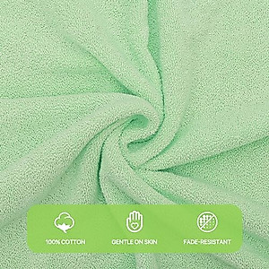 Magshion Extra Large Cotton Bath Sheet for Bathroom Adults Oversized Quick-Dry Bath Sheet Towel, Mint Green