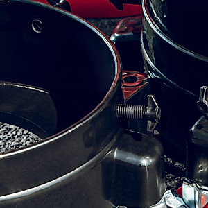 SGCB Pro 11.5 Inch Bucket Dolly, Removable Rolling Bucket Dolly Easy Push 5 Roll Swivel Casters to Move 360 Degree Turning for 5 Gallon Buckets Car Wash System Detailing Smoother Maneuvering, Black