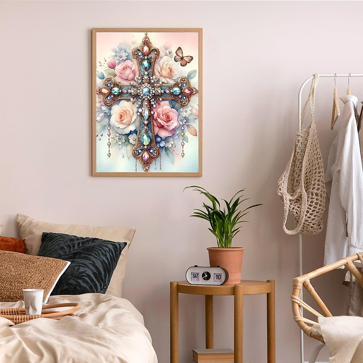 hkejoi Stitch Diamond Painting Kits,Stitch Diamond Art Kits 4 Pack,DIY 5D Stitch Diamond Painting 4 Pack,Home Wall Decor and Gifts 12x16in