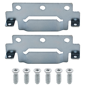 Spare Hardware Parts Replacement for IKEA Bed Frame Part 139301 (Mounting Plate) and 110789 (Screws)
