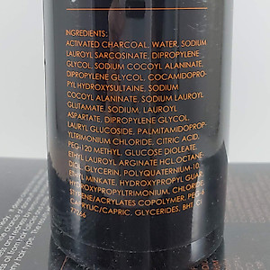 DOUNGURI Sulfate Free Activated Charcoal Hair Shampoo and Conditioner for Clarifying, Detoxification and Volumizing 16oz – Organic Ingredients: Argan (Moroccan), Avocado (Shampoo and Conditioner)