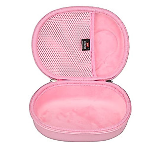 FBLFOBELI Headphone Cases EVA Hard Storage Case for JBL Tune 500BT/510BT/T450BT/710BT/JBL Live 650 BT NC On-Ear Wireless Bluetooth Headphone, Travel Protective Bag (Pink)