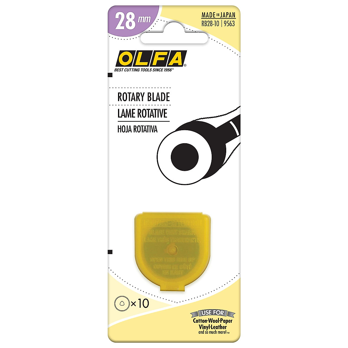 OLFA 28mm Rotary Blade Refill- 10 per Package