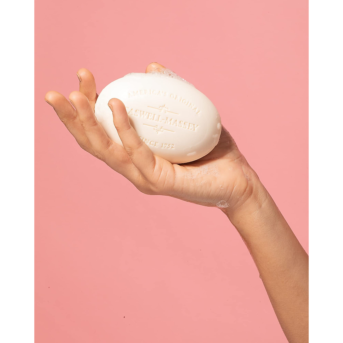 Caswell-Massey Centuries Almond Hand Cream & Bath Soap Set, Scented & Moisturizing Hand Cream & Bar Soap For Men & Women, 2.25 Oz + 5.8 Oz