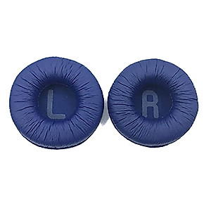 Kamonda 1 Pair Replacement Foam Ear Pads Pillow Cushion Cover for JBL Tune600 T500BT T450 T450BT JR300BT Headphone Headset 70mm EarPads Replacement Cushion for Headphone Left and Right Black