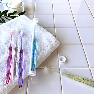 MISOKA・ISM Toothbrush Sakura (Pale Pink) Mineral-Coated Bristles Designer's Model Premium Toothbrush Made in Japan Japanese Craftsmanship