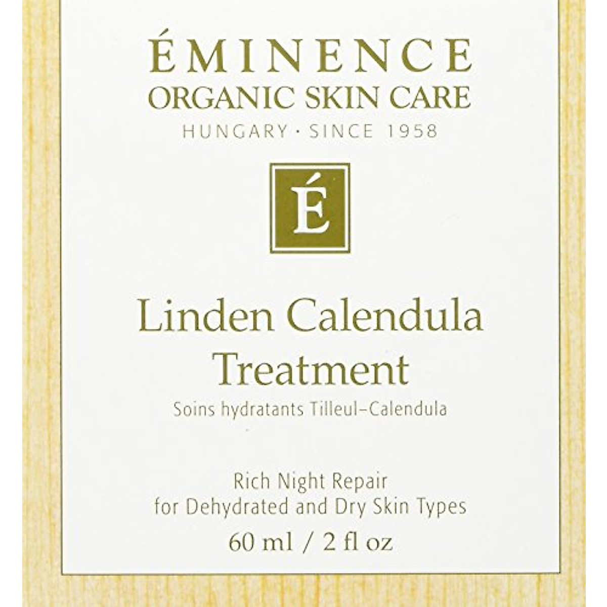 Eminence Linden Calendula 2oz Treatment Cream - Hydrating Moisturizer for Sensitive & Dry Skin