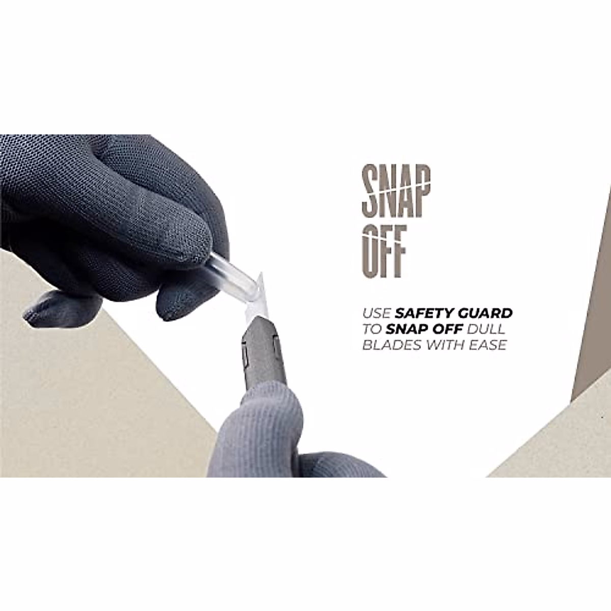 VViViD Best Damn Knife - Heavy Duty Precise Utility Blade, Sturdy Safety Lock, and 10 Replacement Blades