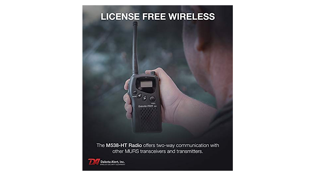 Dakota Alert MURS Radio M538-HT Handheld 2-Way Walkie Talkie | License-Free