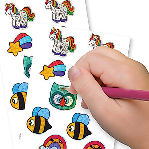 JOYIN 28 Packs Valentine Cards with Gem Diamond Painting Kits Make Your Own Stickers, Valentine's Day DIY Craft, Classroom Exchange Gifts and Prizes, Valentines Greeting Cards Diamond Art for Kids