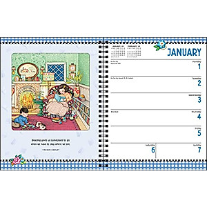 Mary Engelbreit's 12-Month 2024 Monthly/Weekly Planner Calendar: Always Seek Knowledge