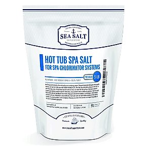 Hot Tub Spa Salt - Pool Salt for Salt Systems and Chlorine Generators Including Ace Freshwater, Hotspring, Jacuzzi, Caldera, Chloromatic - 5 Lbs/500 Gallons - Sea Salt Superstore