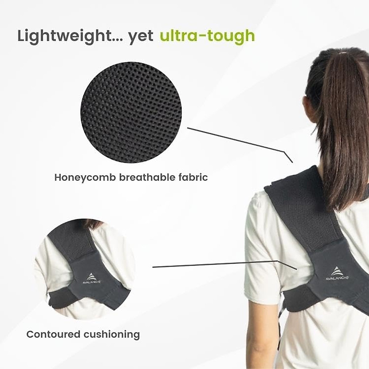 PLEXFIT Athletic Arm Sling Class A Medical Device - Shoulder Sling Immobilizer for Injury Support - For Elbow & Wrist Too - Men & Women (Large Right, Black)