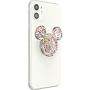 ​​​​PopSockets Phone Grip with Expanding Kickstand, PopSockets for Phone, Disney, Mickey Earridescent - Cascading Flowers