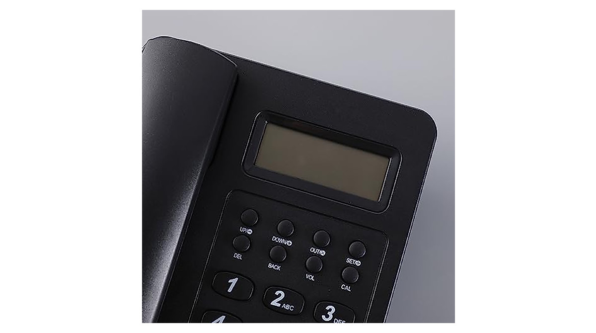 Corded Landline Phone with LCD Display - Quality & Ease