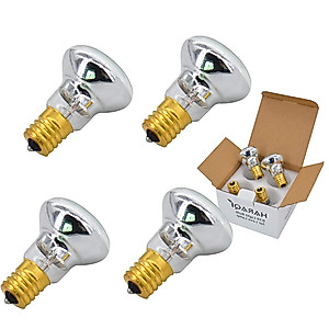 4 Pack Replacement Bulbs for Lava Lamps,Glitter Lamps,R39 E17 25 Watt Reflector Bulbs, Appliance Lamp Bulbs