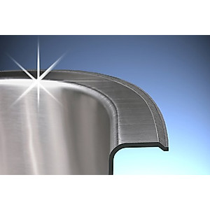 Houzer MS-1708-1 Club Series Undermount Stainless Steel Square Bowl Bar/Prep Sink