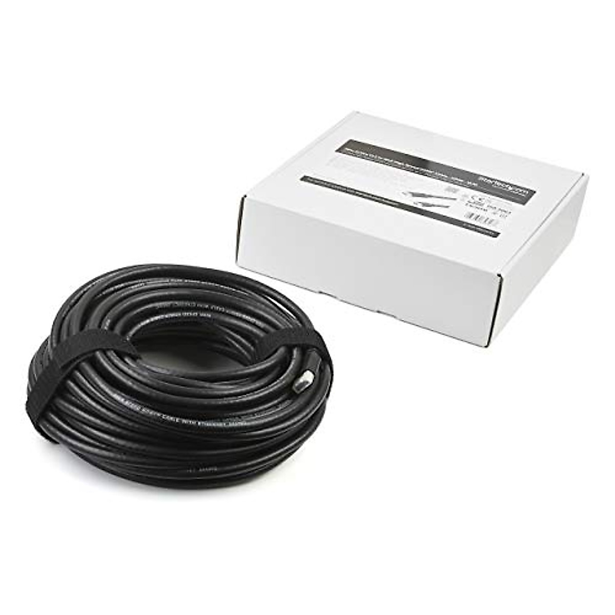 StarTech.com 65 ft (20m) High Speed HDMI Cable – Male to Male - Active - 28AWG - CL2 Rated In-wall Installation - Ultra HD 4K x 2K - Active HDMI Cable (HDMM20MA) Black