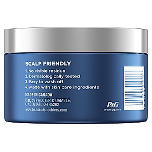 Head & Shoulders Anti-Dandruff Molding Hair Clay for Men, Strong Hold, Matte Finish, 3 Oz