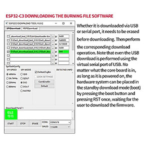 Teyleten Robot ESP32-C3-DevKitM-1 ESP32-C3 Development Board Core Board Serial WiFi Bluetooth Module WiFi+BTLE 5.0 Module Type-C for Arduino 3PCS