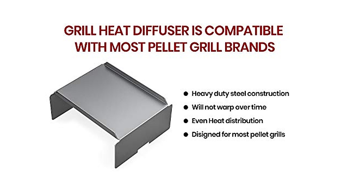 Stanbroil Steel Heat Baffle Diffuser for Pellet Grills