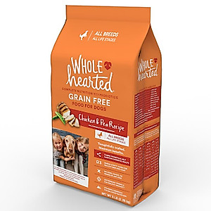 WholeHearted Grain Free All Life Stages Chicken & Pea Recipe Dry Dog Food 5 lbs.