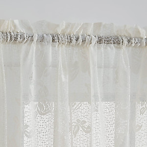 RENAISSANCE HOME FASHION Lacey LACE Rod Pocket Panel