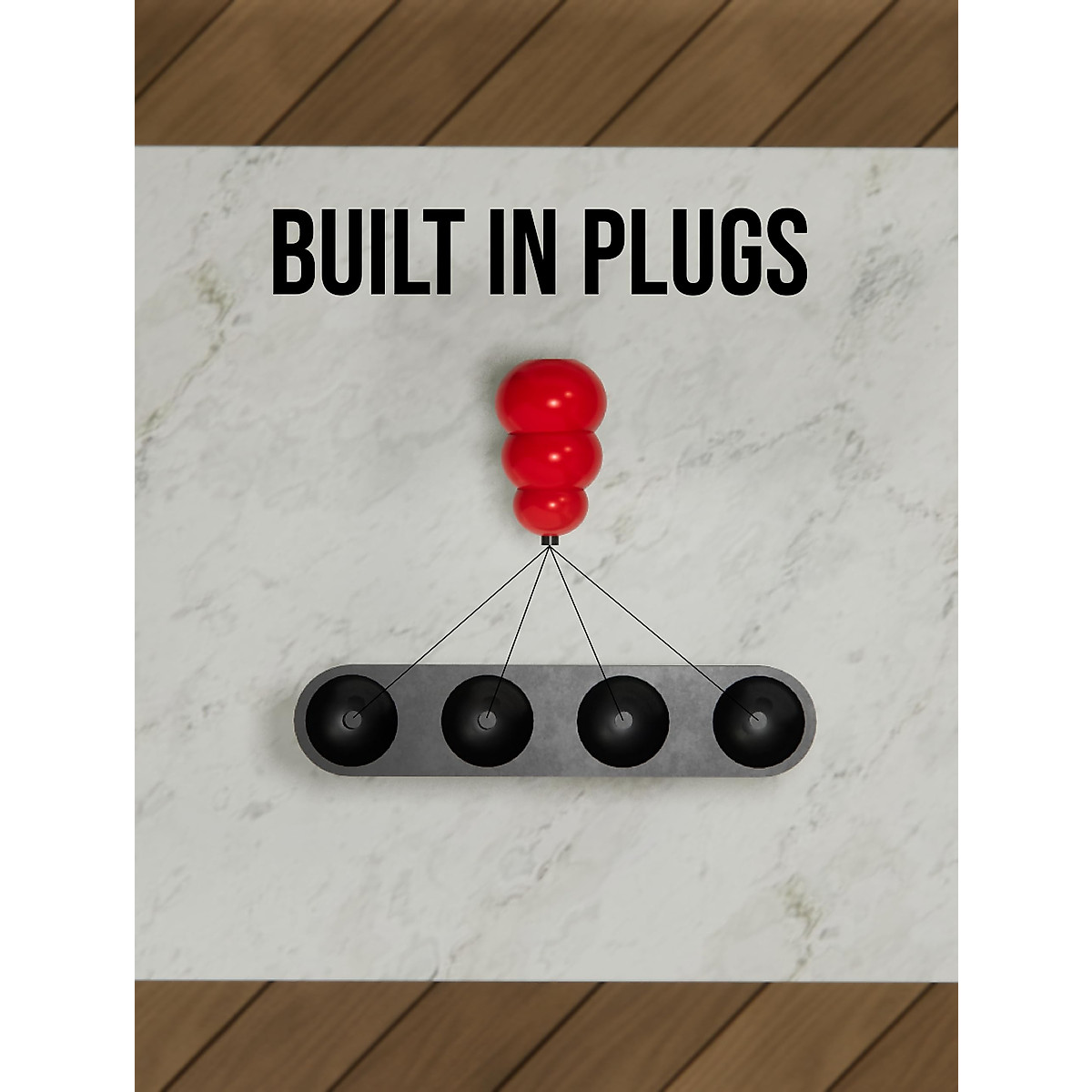 Kong Freezer Holder with Built in Plugs Kong Stand Dog Enrichment (Medium)