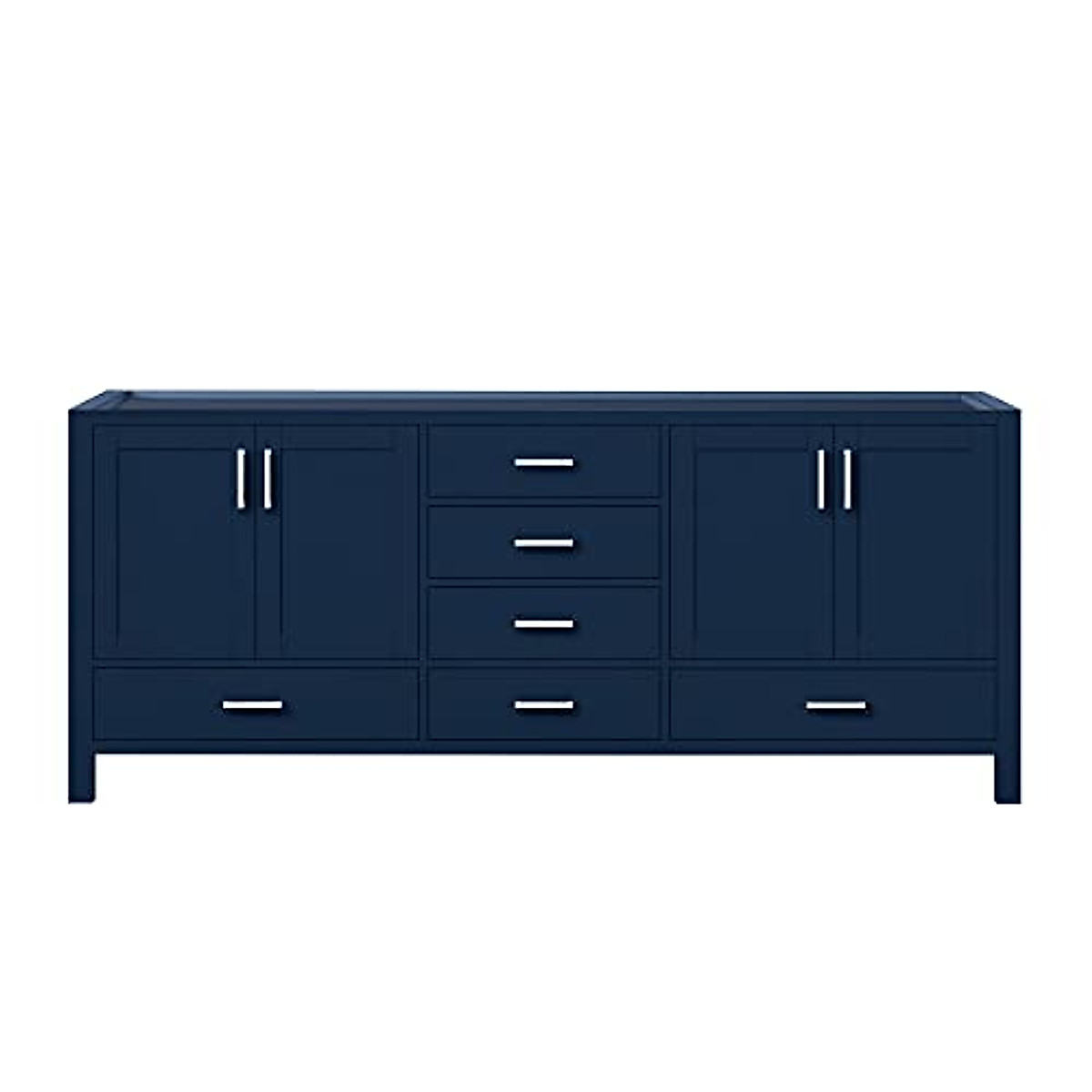 Bell+Modern Big Sur 80 in. W x 22 in. D Navy Blue Double Bath Vanity
