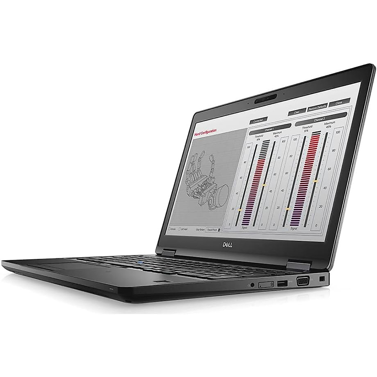 Dell Precision 3530 Workstation FHD Laptop, NVIDIA Quadro P600 2GB, Intel i7-8850H, 32 GB RAM, 512GB SSD, Backlit Keyboard,Windows 10 Pro (Renewed)