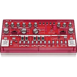 Behringer TD-3-SB Analog Bass Line Synthesizer with VCO, VCF, 16-Step Sequencer, Distortion Effects and 16-Voice Poly Chain