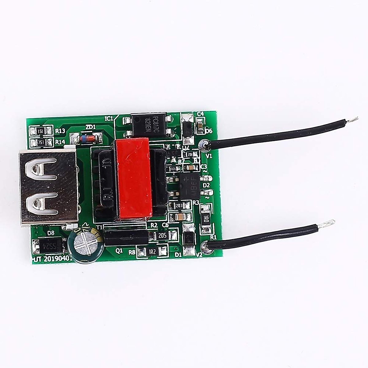 Buck Converter, DC Step Down Module Isolated Power Supply Volt Reducer 12V 24V 36V 48V 72V to 5V 1A Transformer Module Board with USB Port