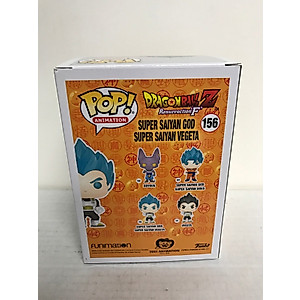 Funko Pop Dragonball Z Super Saiyan God Metallic Blue Vegeta Exclusive VInyl FIgure
