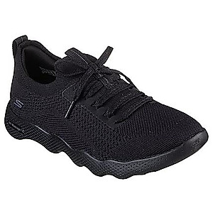 Skechers Massage Fit Lite - Intrigue, All Black, US 6.5 B (M)