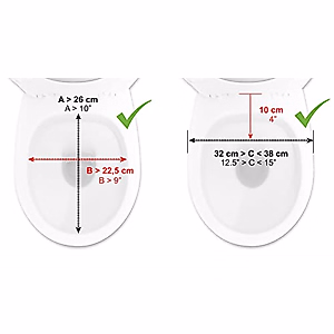 KMINA - Toilet Seat Risers for Seniors 4 inch, Soft Raised Toilet Seat with Lid, Handicap Toilet Seat Riser, Soft Elevated Toilet Seat for Elderly, Black High Toilet Seat for Seniors