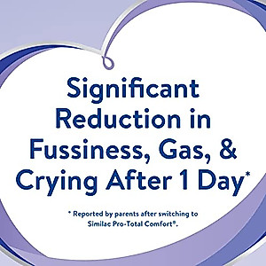 Similac Pro-Total Comfort Infant Formula with Iron, Gentle, Easy-to-Digest Formula, with 2'-FL HMO for Immune Support, Non-GMO, Baby Formula Powder, 20.1-oz Tub