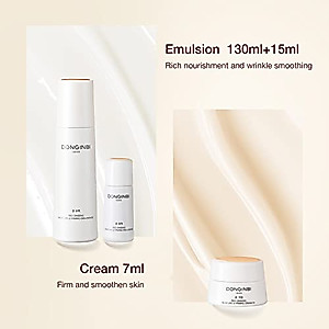 DONGINBI Red Ginseng Moisturizing & Firming Set EX, Anti-Aging Korean Skin Care, Routine Kit for Smooth, Radiant Skin by KGC