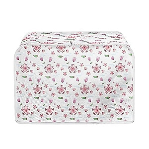 Yiekeluo Farm Chicken 4 Slice Toaster Cover Appliance Cover Bread Maker Cover Oven Dustproof Cover-Stain Resistant-Washable