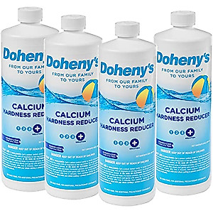 Doheny's Calcium Reducer | Quickly & Safely Reduce Calcium Hardness Levels in Your Pool | Contains Phosphoric Acid Derivatives | Prevent Scaling, Staining & Corrosion | 1 QT