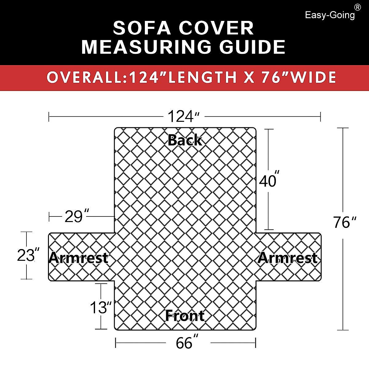 Easy-Going Reversible Couch Cover for 3 Cushion Couch Sofa Cover for Dogs Water Resistant Furniture Protector Cover with Foam Sticks Elastic Straps for Pet Cat (Sofa, Chocolate/Beige)